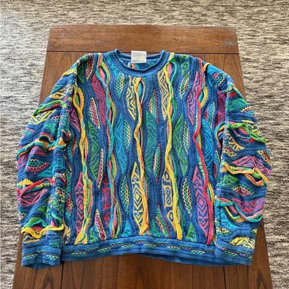COOGI | Sweaters | Coogi Multicolor Knit Sweater | Poshmark